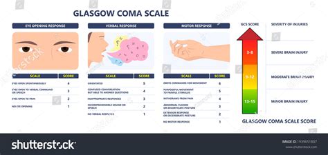Glasgow Coma Scale Avpu Alert Verbal Stock Vector Royalty Free
