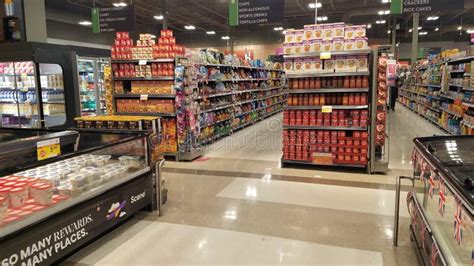 Inside View Of Grocery Store In Toronto Editorial Photography Image