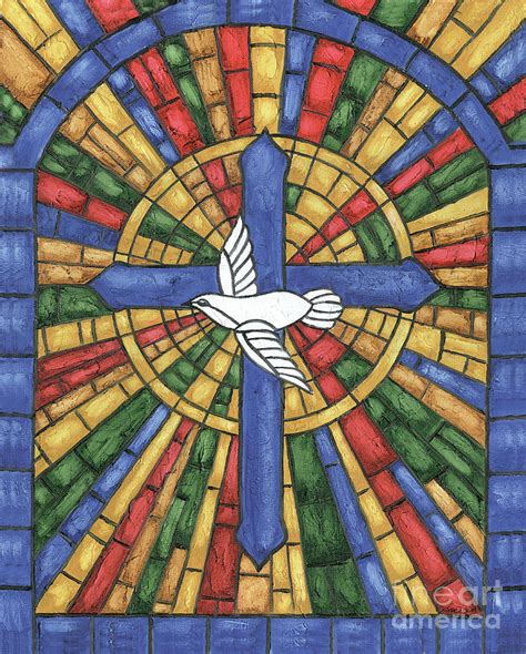 Stained Glass Cross Pattern