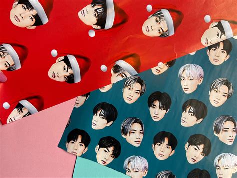 Enhypen Christmas Wrapping Paper Enhypen Xmas T Wrap Limited