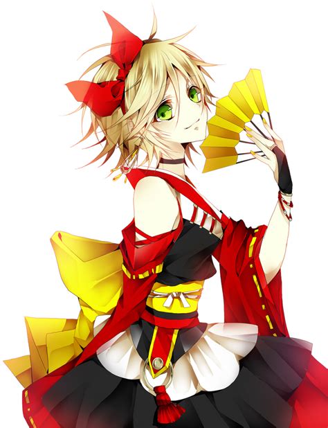 Kagamine Rin Render By Hitomashiko On Deviantart