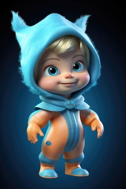 Premium Photo A Cartoon Character From The Animated Movie Masha And The Bear