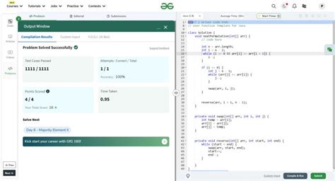 Gfg160 Geekstreak2024 Codingjourney Geeksforgeeks Problemsolving 160dayschallenge