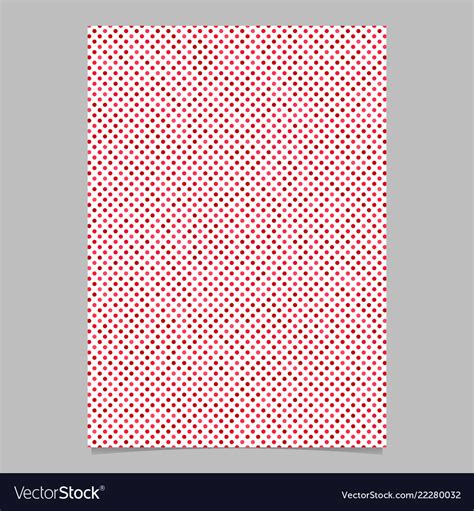Geometrical Dot Pattern Background Page Template Vector Image