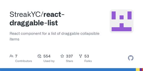 React Draggable Listexampleexampletsx At Main · Streakycreact