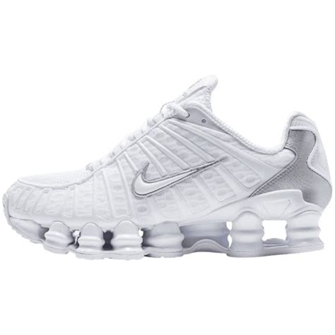 Nike Shox Tl White Metallic Silver Max Orange W