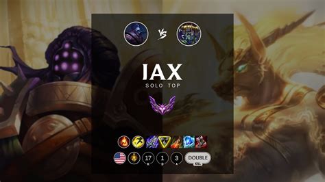 Jax Top Vs Nasus Na Master Patch 1215 Youtube
