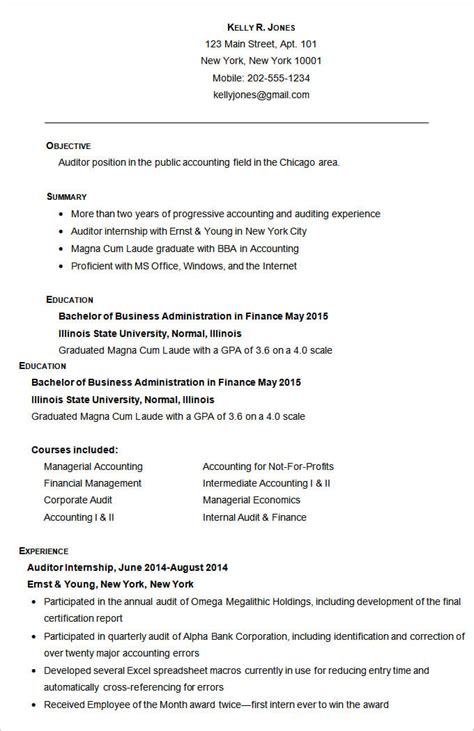 26 Accounting Resume Templates PDF DOC Free Premium Templates