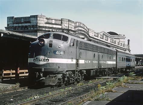 Nyc 4040 E8a With Pc Train 405 A Boston Albany Train At The