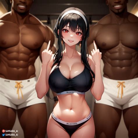 Rule 34 1girls 2boys Ai Generated Big Breasts Black Hair Blacked
