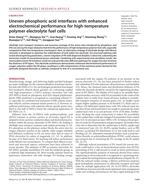 Pdf Uneven Phosphoric Acid Interfaces With Enhanced Electrochemical Performance For High