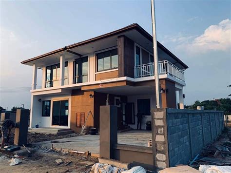 ดำเนินงานออกแบบและก่อสร้างโดย S L Con ติดต่อ Id Line Slcon Project