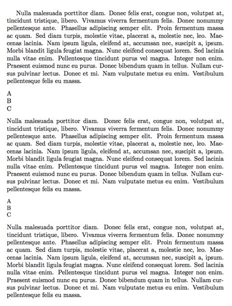 Fontsize Indent After Smallbegin Tabbing End Tabbing Tex