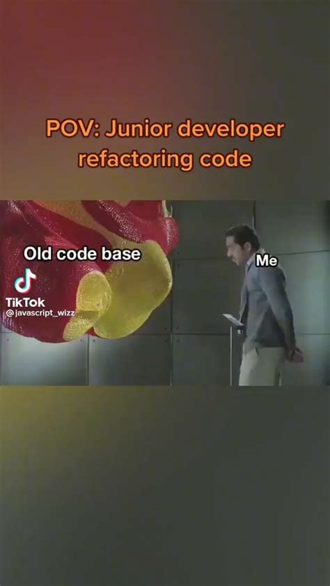 Povs Junior Developer Refactoring Code Ts Oldcode Bass Et So Tiktok