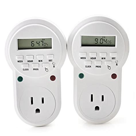 Pack Newest Digital Programmable Timer Socket Plug Wall Home Plug In Switch Energy Saving