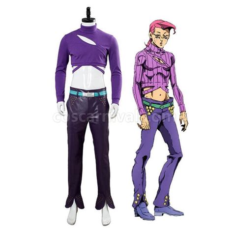Jojos Bizarre Adventure Golden Wind Vinegar Doppio Cosplay Costume Co Coscarnival