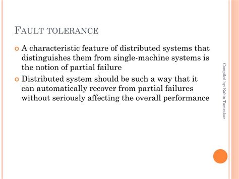 PPT Fault Tolerance PowerPoint Presentation Free Download ID