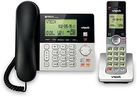 VTech DECT 6 0 Single Handset Cordless Phone With CID Backlit Keypad And Screen Full Duplex