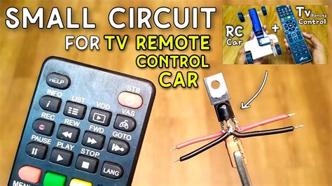 How To Make Receiver Circuit For Tv Remote Control Car And Boat Youtube
