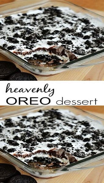 Heavenly Oreo Dessert Food Menu