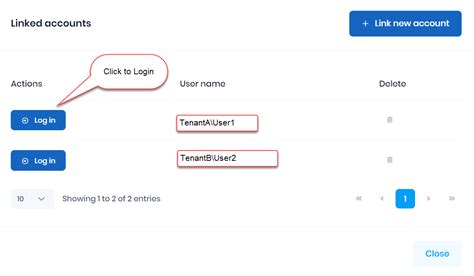Managing Linked Accounts Across Tenants Incidentanalytix