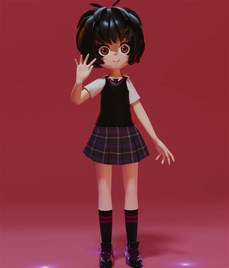 Peni Parker Spider Man Into The Spider Verse 3d Model By Juan3dm On Newgrounds
