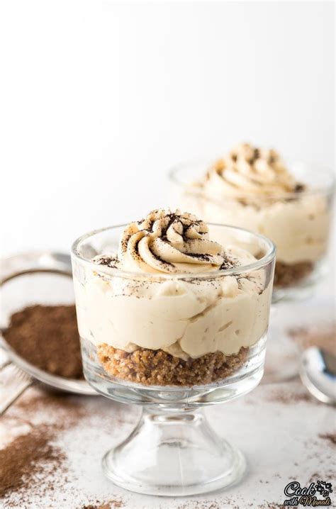 Mini No Bake Tiramisu Cheesecake