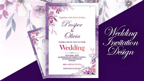 Create A Wedding Invitation Card Infoupdate Org