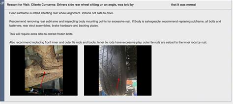 Dodge Caliber Rusted Rear Subframe Pawlik Automotive Repair