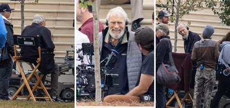 تصاویر جدید از کلینت ایستوود ۹۳ ساله در حال فیلمبرداری Juror No 2