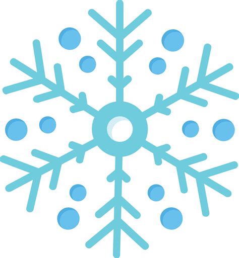 Snowflake Flat Icon 10010351 Vector Art At Vecteezy