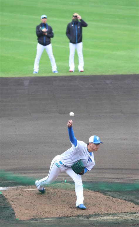 日本ハム・21年ドラ1右腕、ライブbpで154キロ「まだ出るんじゃないかな」 スポーツ報知