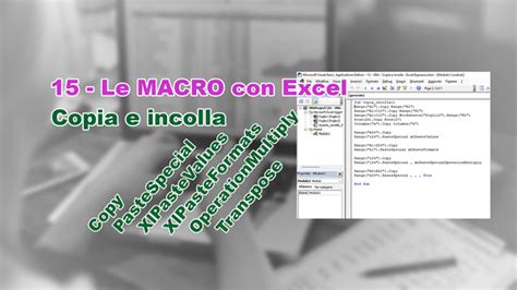 Macro Archivi Excel Espresso