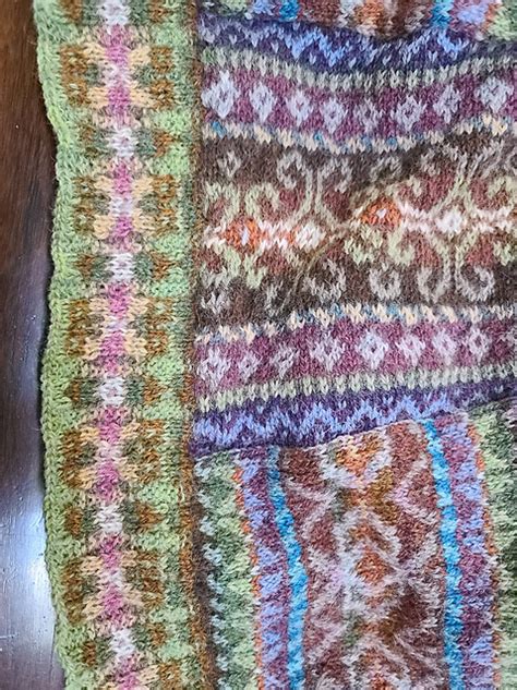 Ravelry Knitwitchboreals Fairisle Club 6 Tapestry Wrap