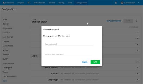 Resetting Passwords Octopus Deploy