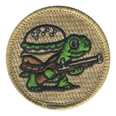 Hamburgular Turtles Patrol Patch Embroidered Scout Uniform Patch 2