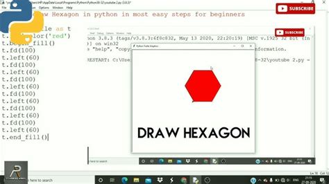 How To Draw A Hexagon In Python Turtle