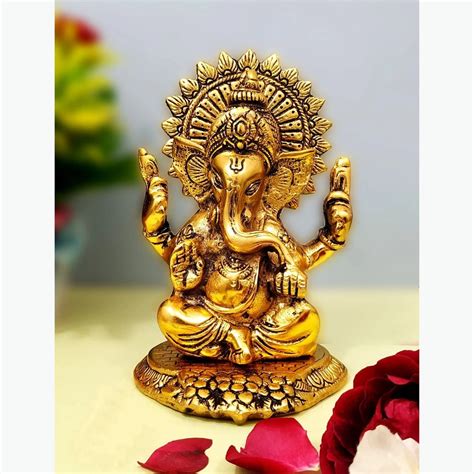 Lord Ganesha Ganpati Bappa Idol Etsy