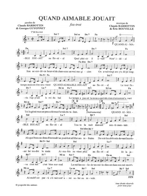 Quand Aimable Jouait Pdf