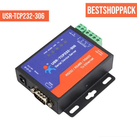 Jual Rs232 Rs422 Rs485 To Ethernet Tcpip Housing Model Usr Tcp232 306 Ka94 Jakarta Pusat