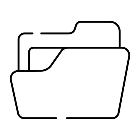 Modern Design Icon Of Document Case Folder Vector 41022453 Vector Art