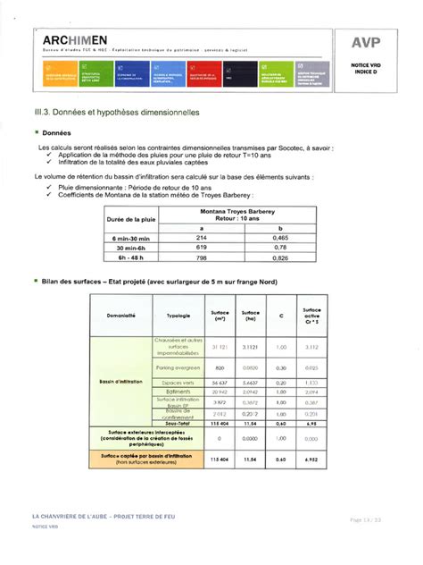 Notededimensionnementdubassin Pdf