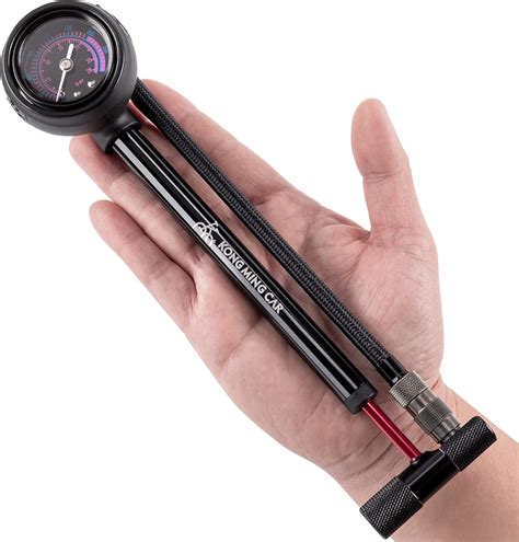 High Pressure Shock Pump 400 Psi For Front Fork And Rear Bicycle Suspension Air Shocks Bike