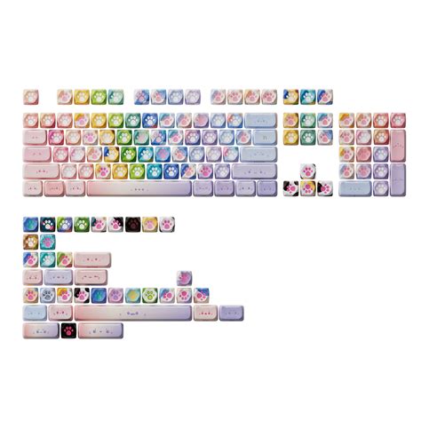 Akko Kitty Paws Keycap Set 142 Key Akko Eu