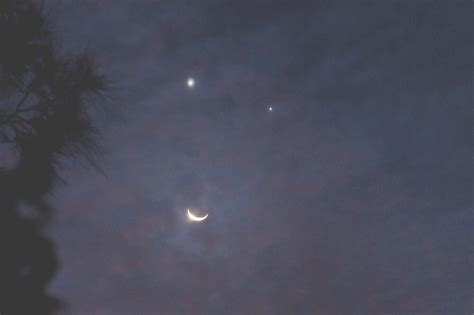 Moon Venus And Jupiter Conjunction