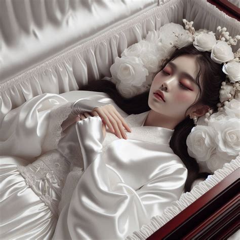 Beautiful Girl Resing In White Coffin 23 By Silkyduck On Deviantart