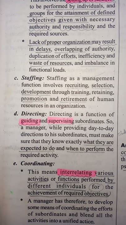 Scope Of Management 🔥😱 Easy Notes Scopeofmanagementhindilecture