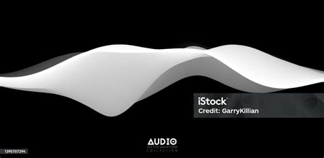 음파 시각화 3d 흑백 솔리드 파형 음성 샘플 패턴 3차원 형태에 대한 스톡 벡터 아트 및 기타 이미지 3차원 형태 건강관리와 의술 검은색 Istock