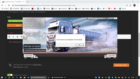 Ats Multiplayer Is Dead Cannot Inject Core Initalization Of Client