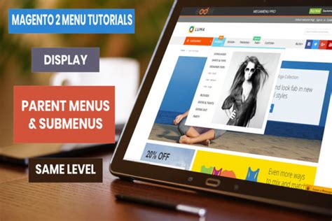 Quickest Way To Display Parent Menus Submenus Magento Same Level
